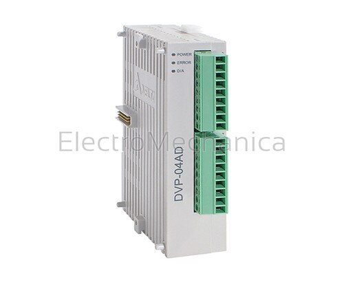 DVP04AD-SL | 4AI 24VDC EXT SS/SA/SX/SV HS | C1 - Automation : Slim Type PLC | ElectroMechanica